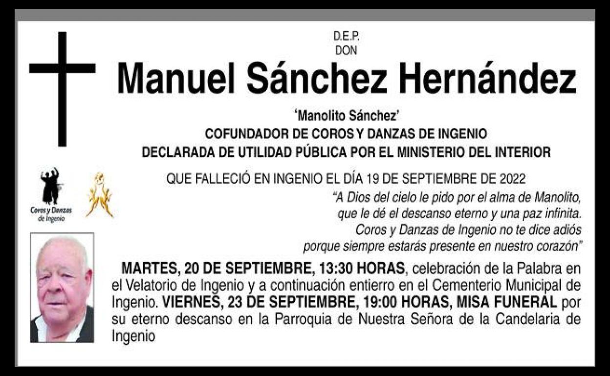 Manuel Sánchez Hernández | Canarias7